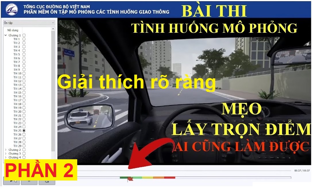 Đáp án 120 câu Mô phỏng Học lái xe của Tổng cục đường bộ Việt Nam mới nhất, Lái xe Bình Dương ...