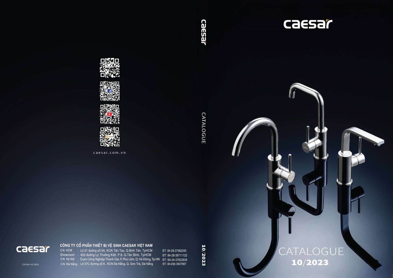 Bảng giá và Catalogue Thiết bị vệ sinh Caesar bản mới nhất T10/2023, Bảng giá Caesar, Catalogue ...