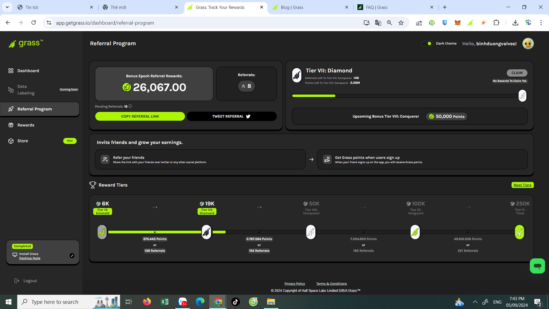 Đào coin miễn phí, ứng dụng đào coin, ứng dụng Grass, Grass token, giá ...