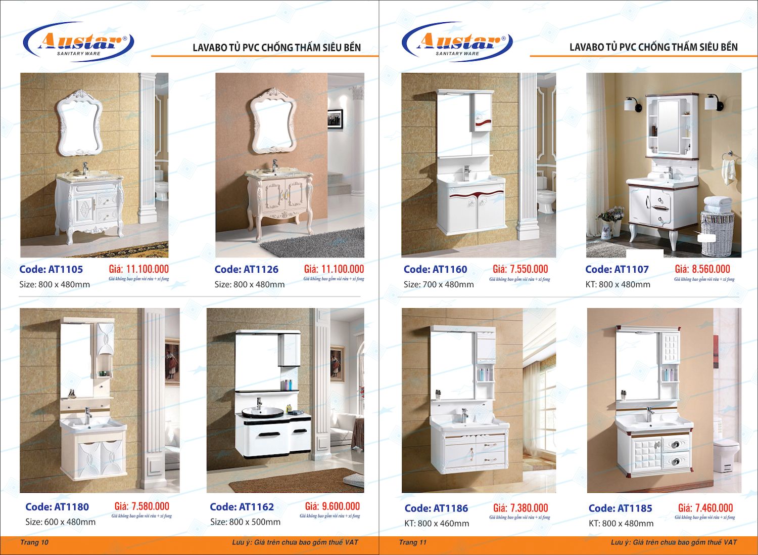Thiết bị vệ sinh Austar, Bảng giá Austar, Austar Catalogue, Austar Logo ...