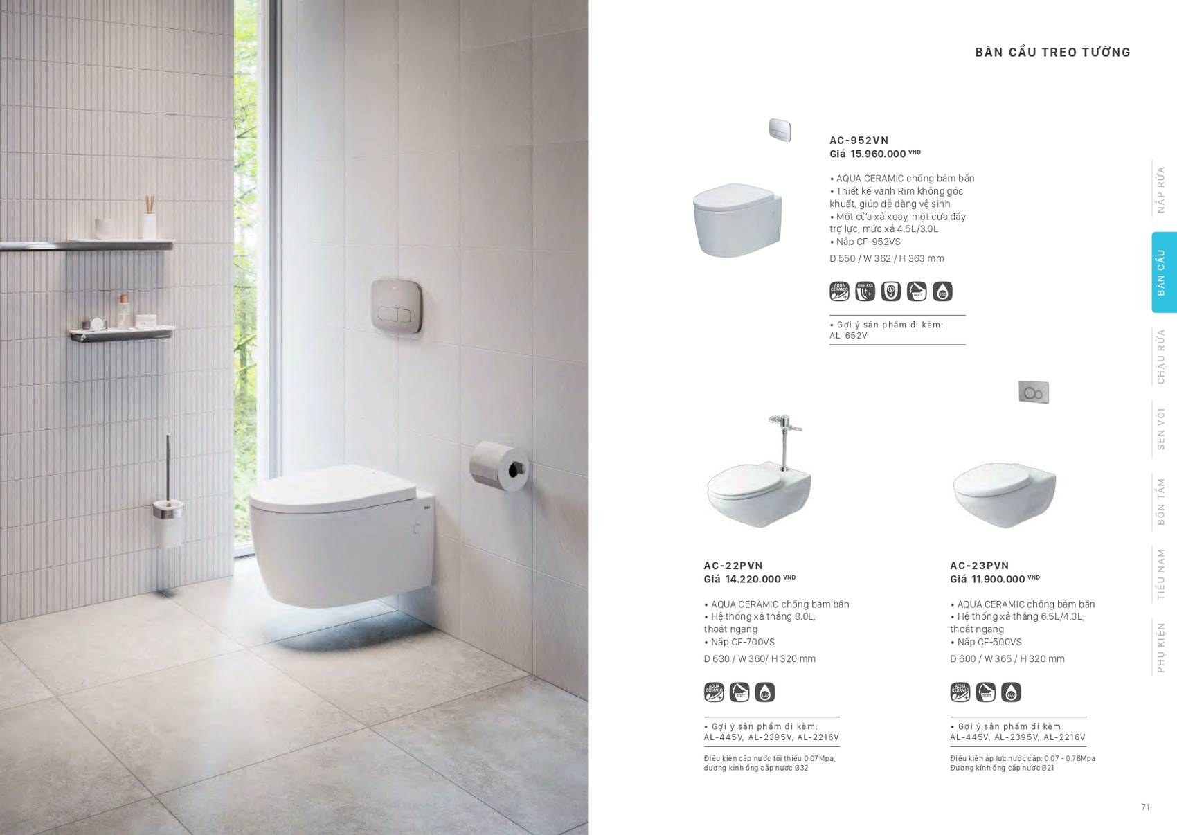 Bảng giá và Catalogue Thiết bị vệ sinh INAX mới nhất 2025, Thiết bị vệ ...