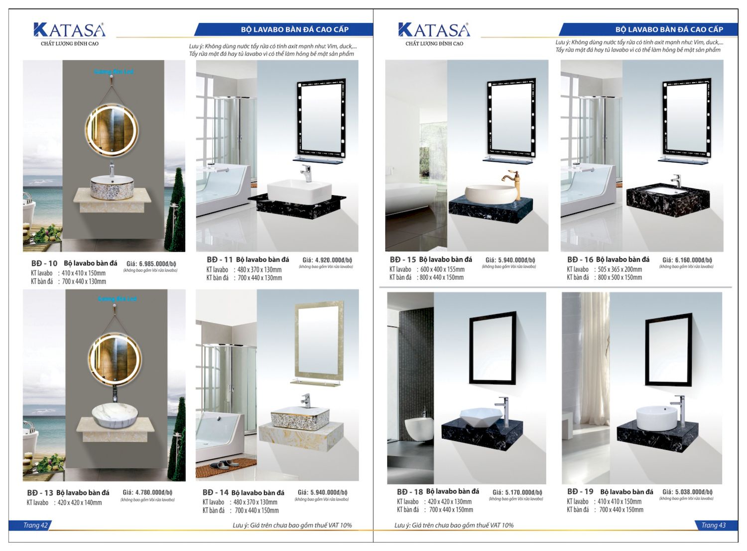 Thiết bị vệ sinh Katasa, Bảng giá Katasa, Catalogue Katasa, Katasa Bình ...
