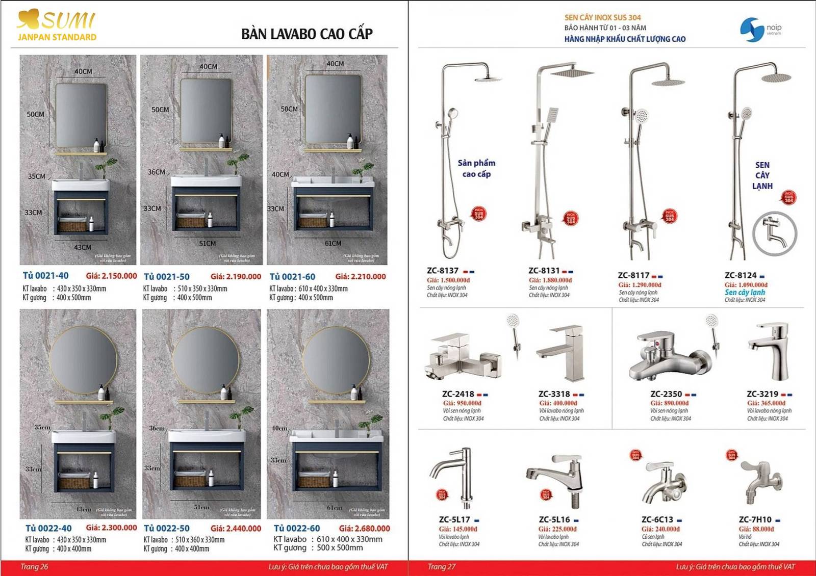 Thiết bị vệ sinh SUMI, bảng giá, catalogue, Sumi, Thiết vị vệ sinh Sumi ...