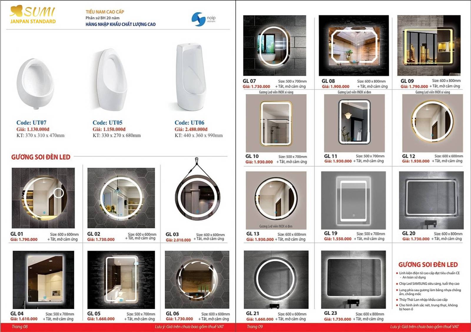 Thiết bị vệ sinh SUMI, SUMI 2024, Catalogue SUMI, Bảng giá SUMI, SUMI ...