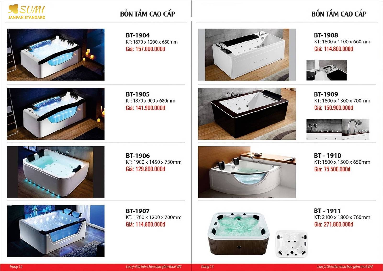 Thiết bị vệ sinh SUMI, SUMI 2024, Catalogue SUMI, Bảng giá SUMI, SUMI ...