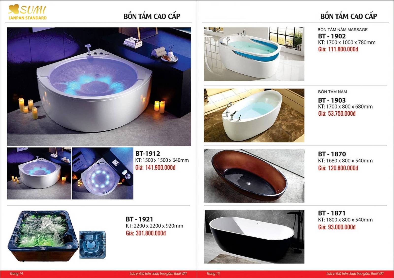 Thiết bị vệ sinh SUMI, SUMI 2024, Catalogue SUMI, Bảng giá SUMI, SUMI ...