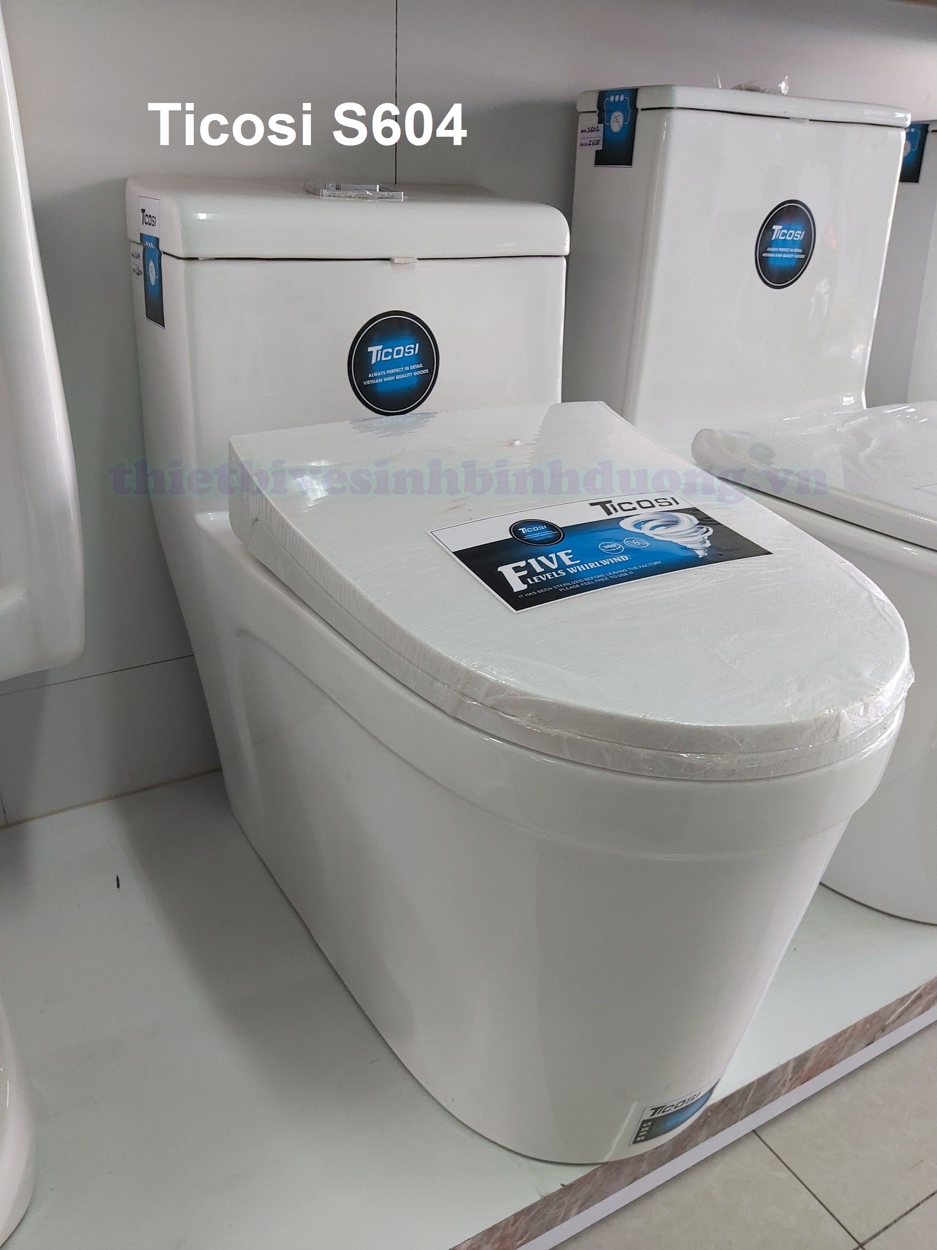 Bồn cầu TICOSI S604, Ticosi, thiết bị vệ sinh, bồn cầu ticosi, ticosi ...