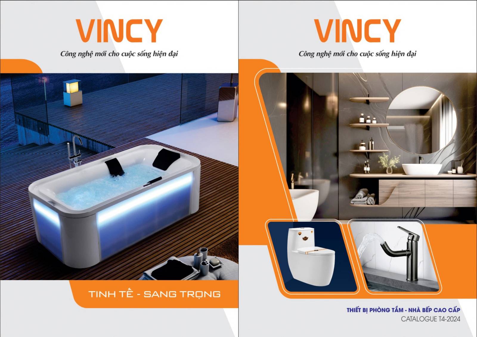Thiết bị vệ sinh Vincy, Vincy 2024, Catalogue Vincy, Bảng giá Vincy ...